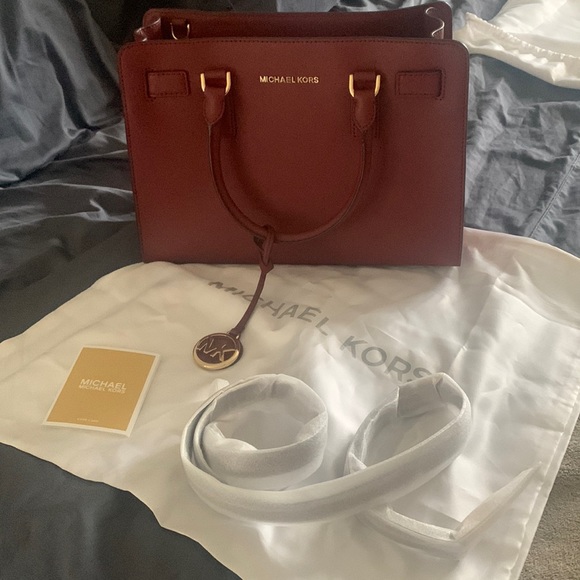 Michael Kors | Bags | Michael Kors Bag Burgundy Color Never Used | Poshmark